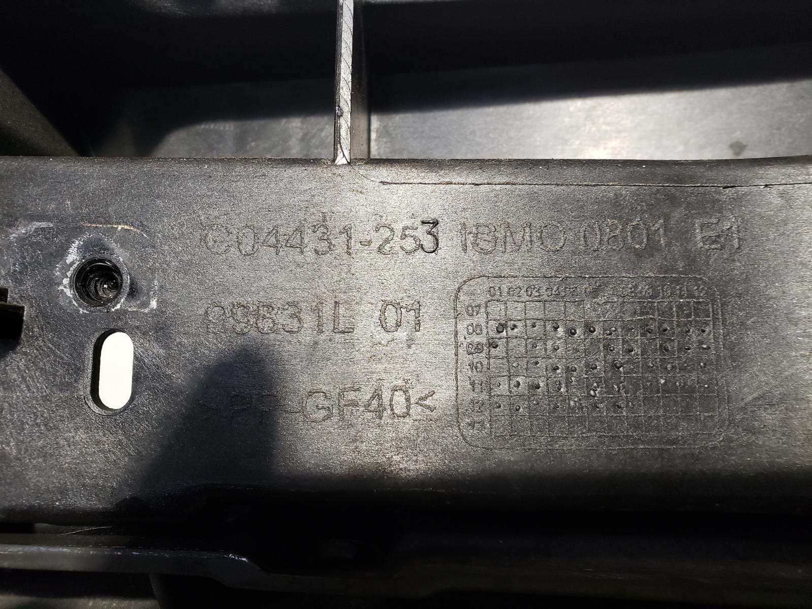 Front Panel C3 Picasso Citroen 2012