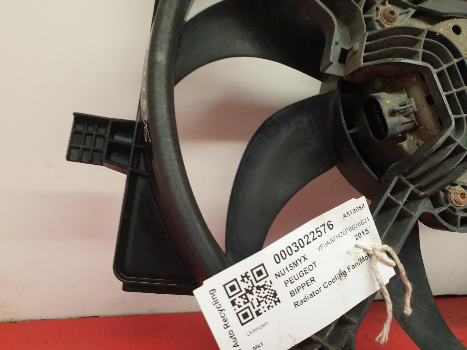 Engine Cooling Motor Bipper Peugeot 2015