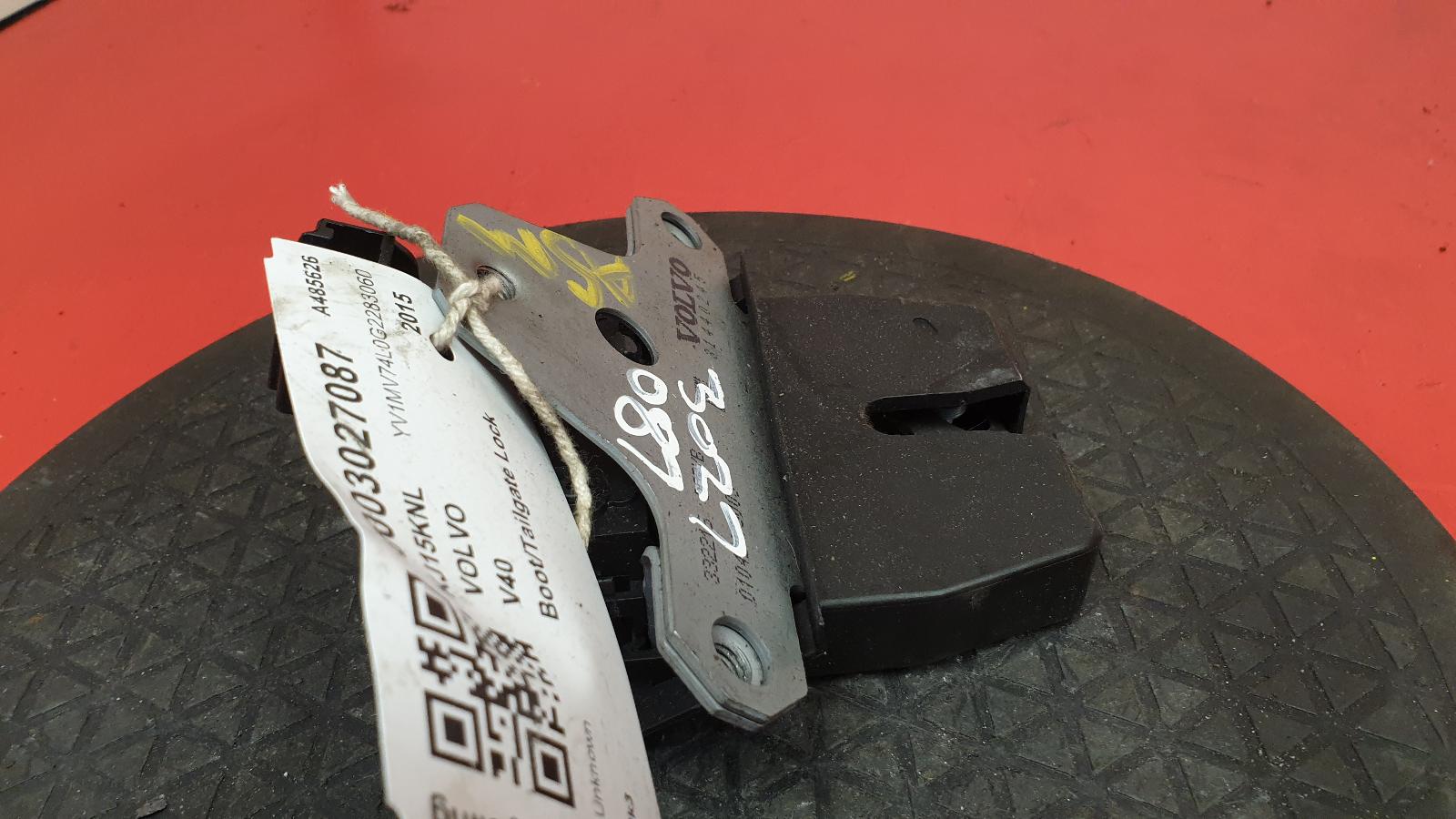 Bootlid/Tailgate Lock V40 Volvo 2015
