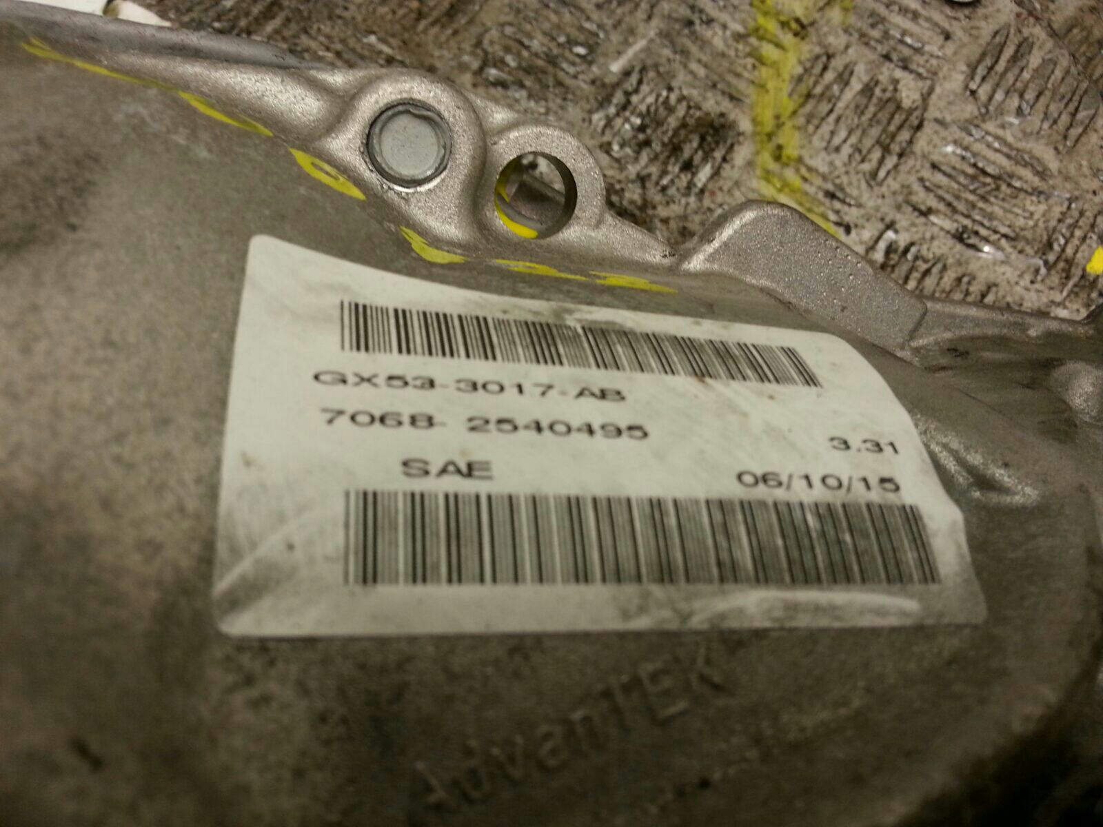 Differential Assembly F Type Jaguar 2016